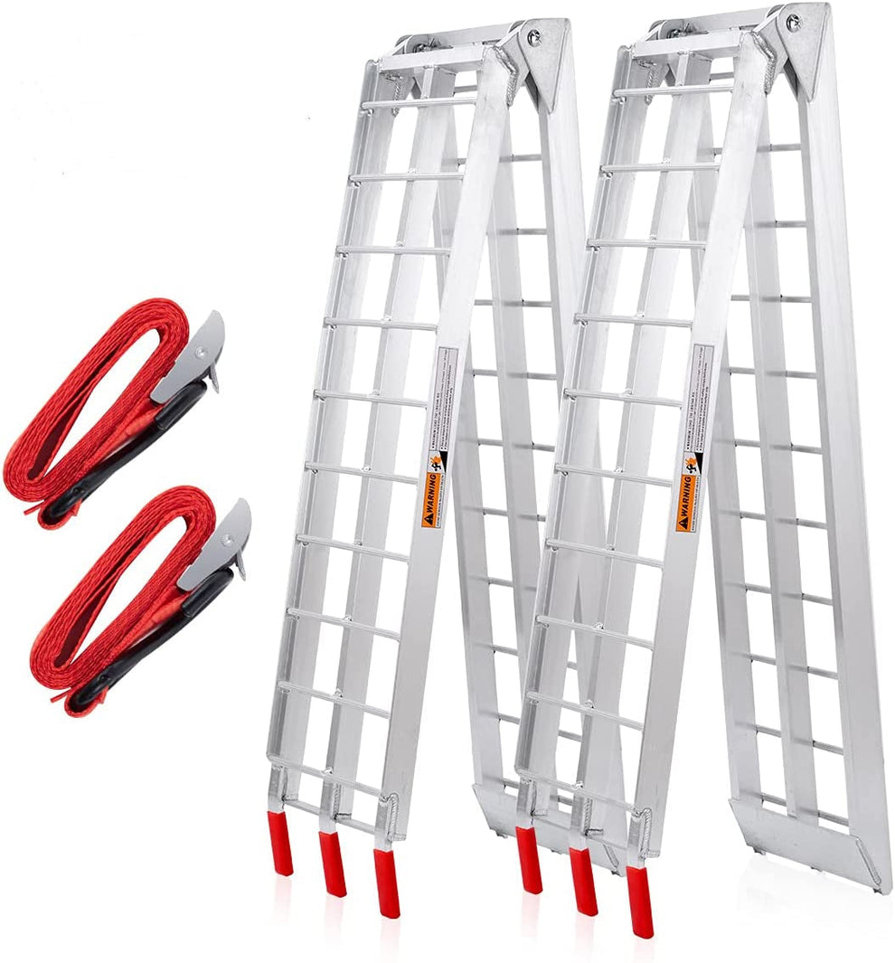 ATV Ramps Aluminum Folding Loading Ramps 1500Lbs Capacity 7.5Ft,2Pc Li ...